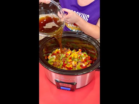 Crockpot Pepper Steak is so easy! 🥩