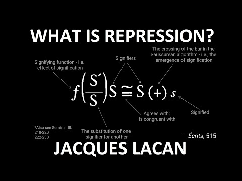 What is Repression? (Part III) Introduction to Lacan's Theory