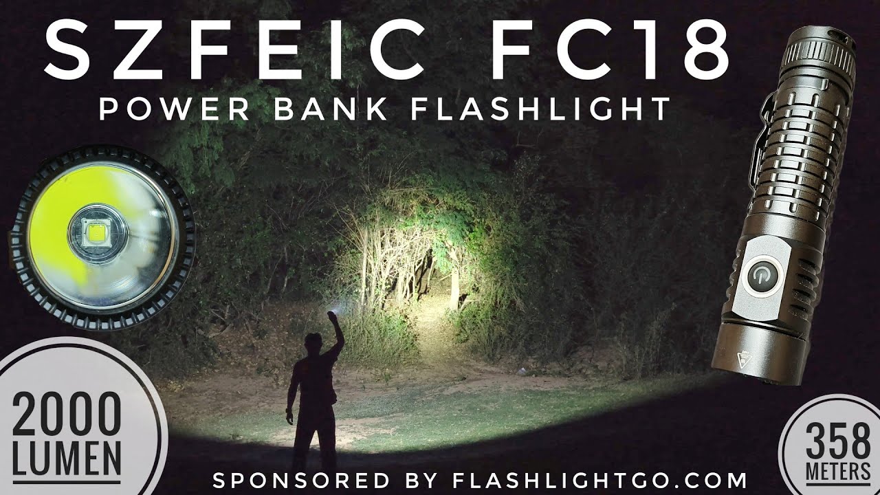 SZFEIC FC18 Review - 21700 Flashlights - BudgetLightForum.com