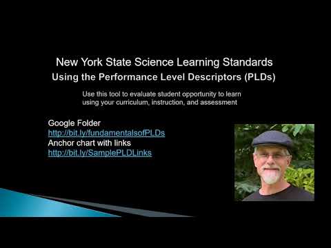 Using Performance Level Descriptors part 1