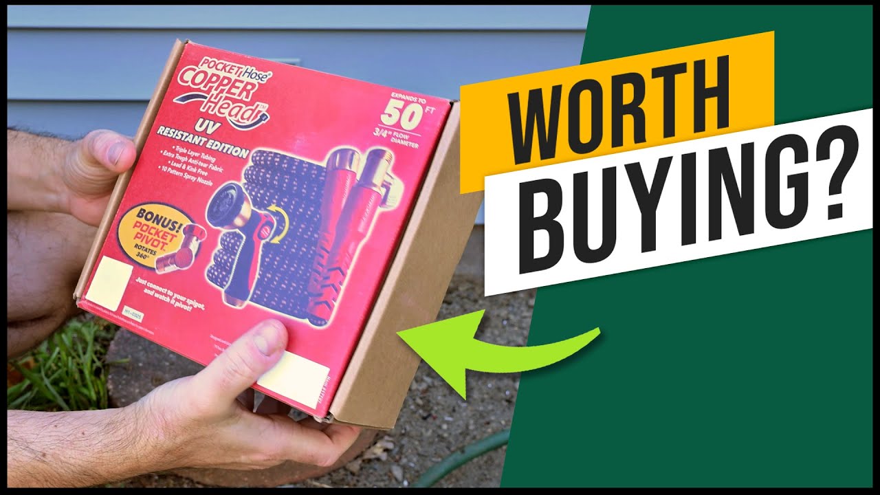 AS-SEEN-ON-TV Pocket Hose Copper Head Review!