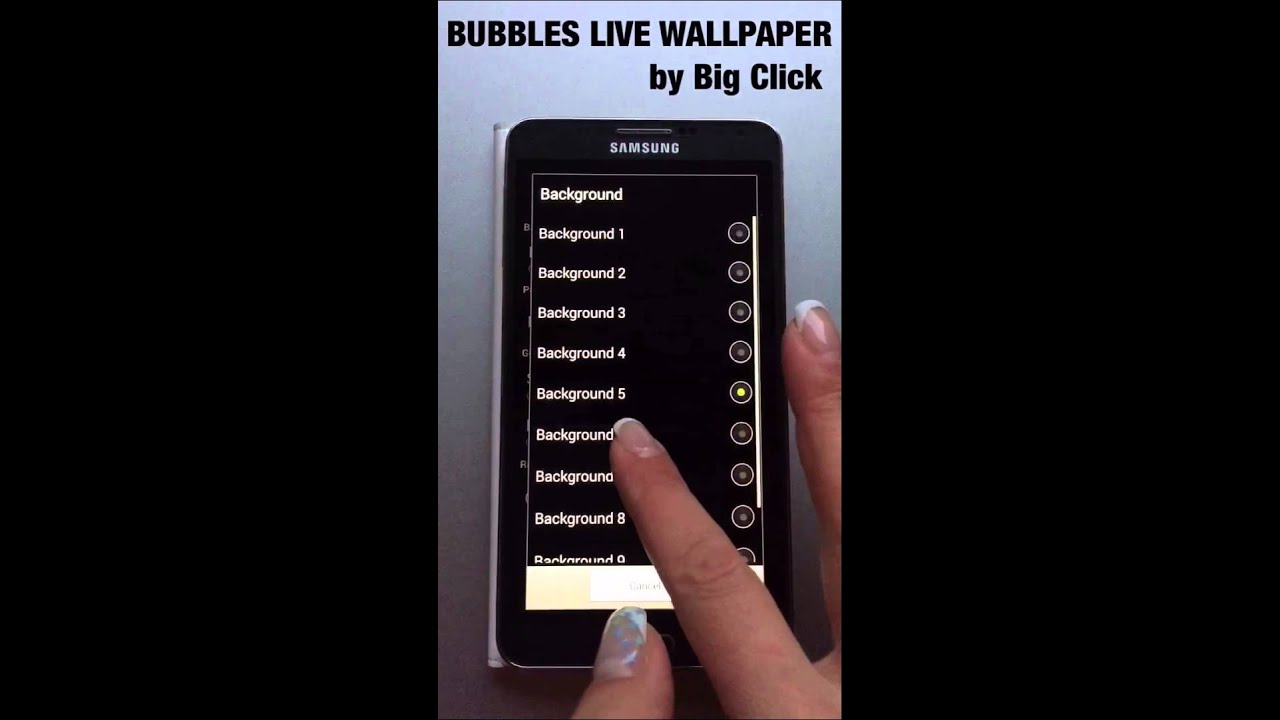 Bubbles Live Wallpaper