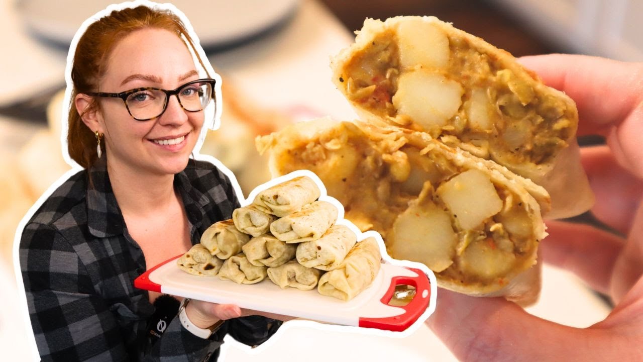 Delicious and Affordable Lentil and Potato Burritos from Dollar Tree ...