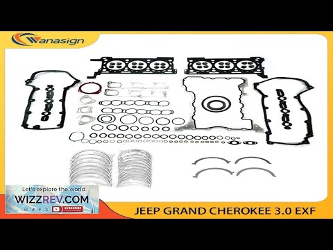 AUTO ENGINE PARTS Full Head Gasket Set Main Connecting Rod Bearing Fit Review