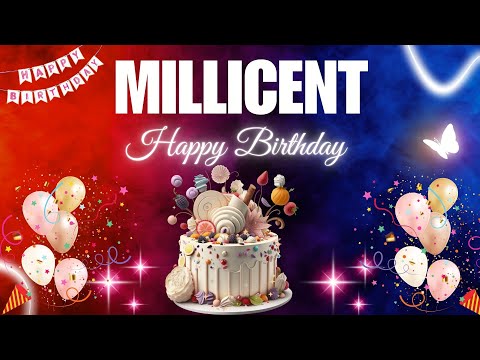 MILLICENT Happy Birthday Song | MILLICENT Name Meaning🎂🎈 #birthday #happybirthdaysong #millicent