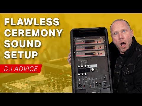 DJ Advice 📣 How To Perfectly Setup Your Wedding Ceremony Sound System