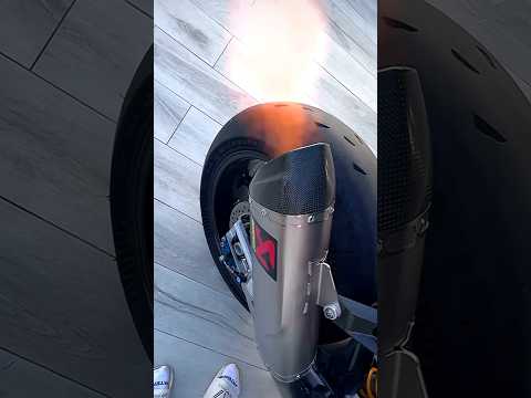 Brutal M1000RR on AKRAPOVIČ Exhaust Sound🔥 #bmw #m1000rr #akrapovic #shorts #2024 #moto #bike #top