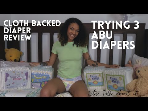 Trying 3 ABU Diapers| Cloth Backed Adult Diaper Review