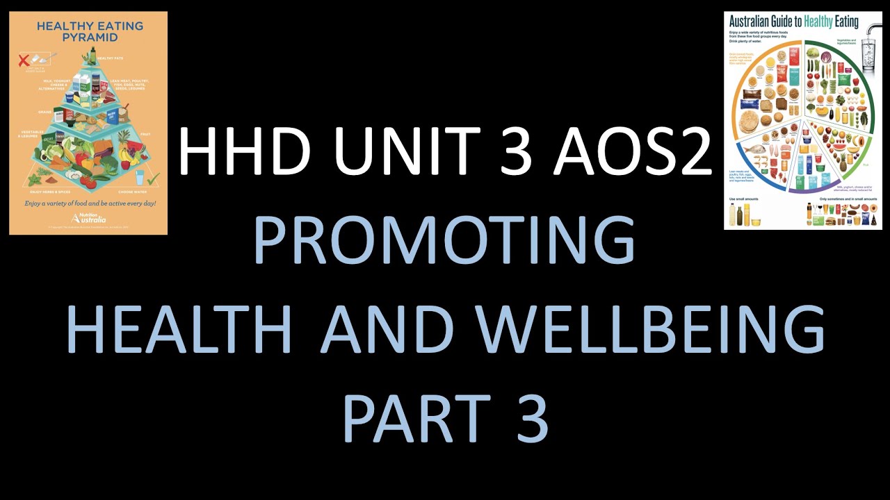 VCE HHD UNIT 3 AOS2 PROMOTING HEALTH AND WELLBEING PART 3