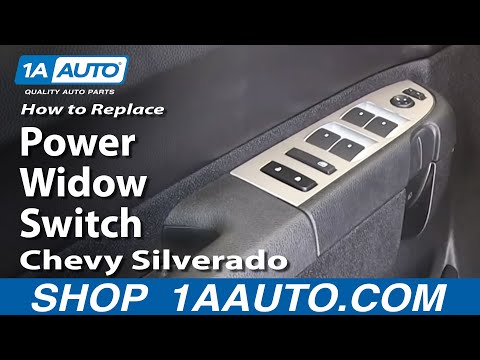 How To Replace Master Power Window Switch 07-13 Chevy Silverado