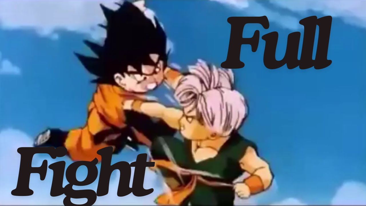 Trunks VS Goten Full Fight!
