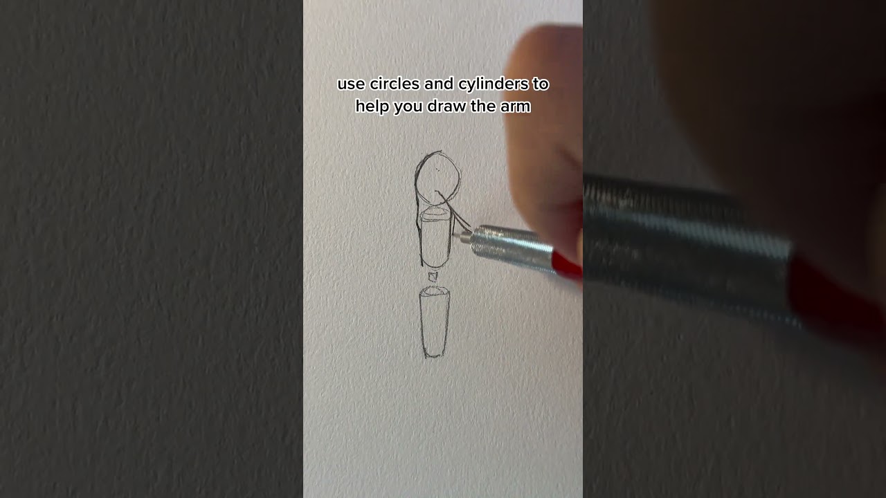 How to draw arm from simple shapes || Jmarron