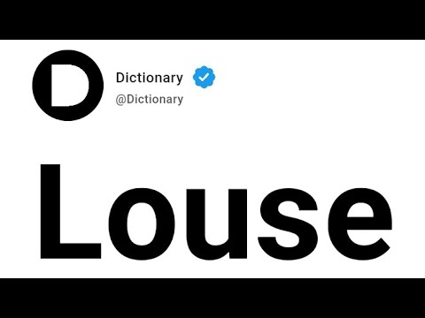 Louse Meaning In English