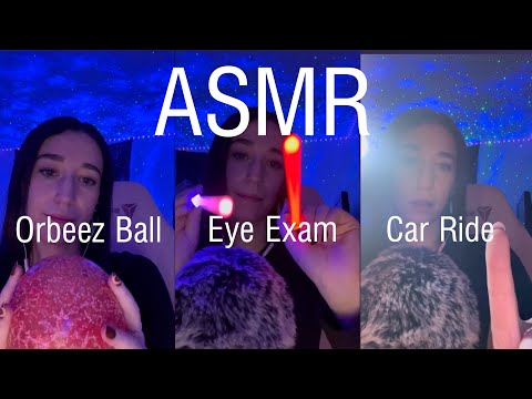 ASMR 💞 visual light triggers + eyes closed car ride to relax and fall asleep💞 (Anna’s CV)
