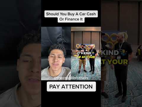 Should You Buy A Car Cash Or Finance It