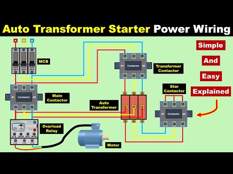Auto Transformer Starter Power Wiring Connection Explained @TheElectricalGuy