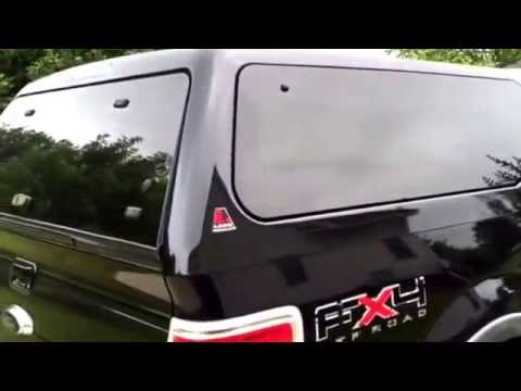 Leer 100XQ Truck cap. How to remove back glass to clean. Option or upgrade removable slide window.