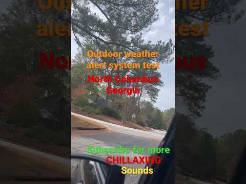 Test of the weather alert system
