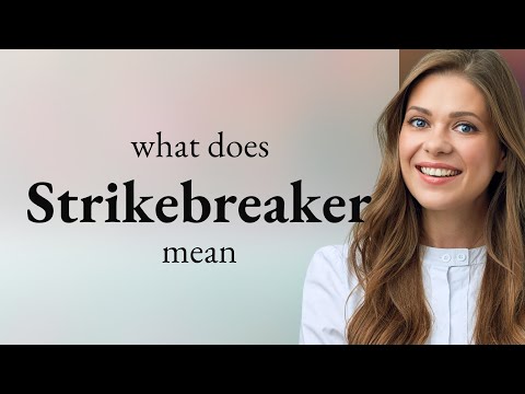 Strikebreaker | what is STRIKEBREAKER definition