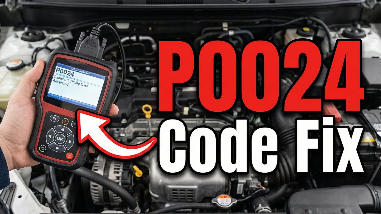 How To Fix P0024 Code | Camshaft Timing Over Advanced - Symptoms And Easy Repair