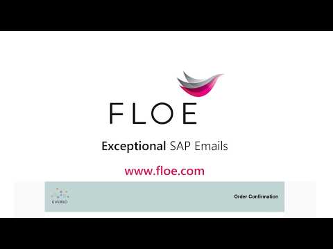 Introducing Floe for Awesome SAP emails with free trial download.