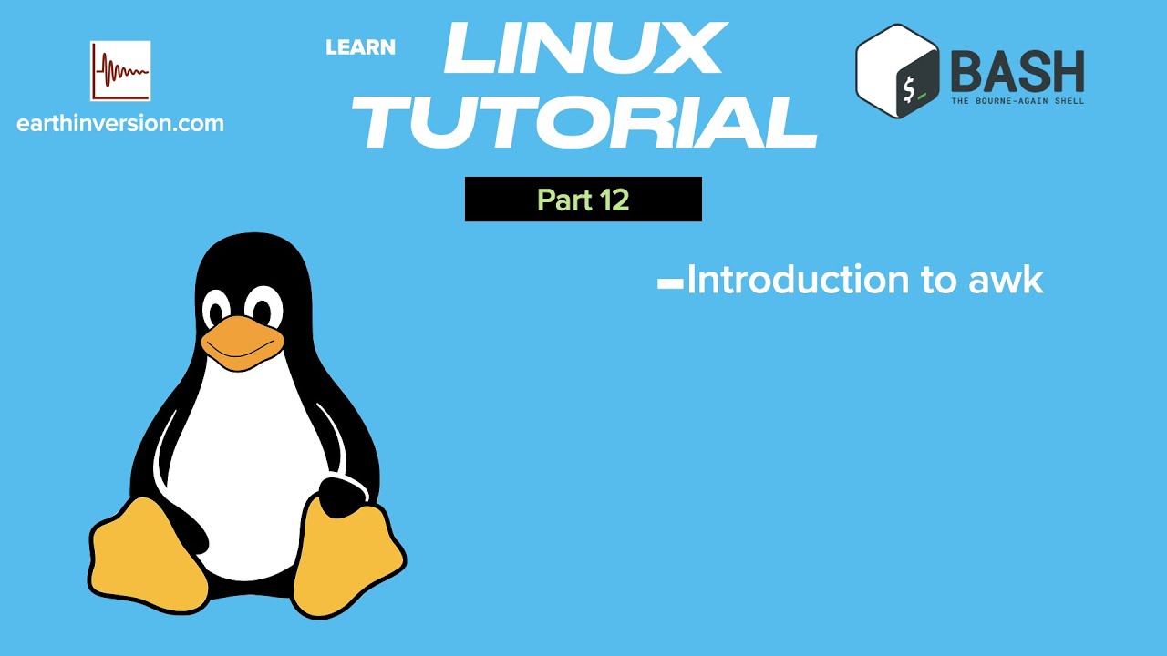 Linux Tutorial   Part 12: awk command