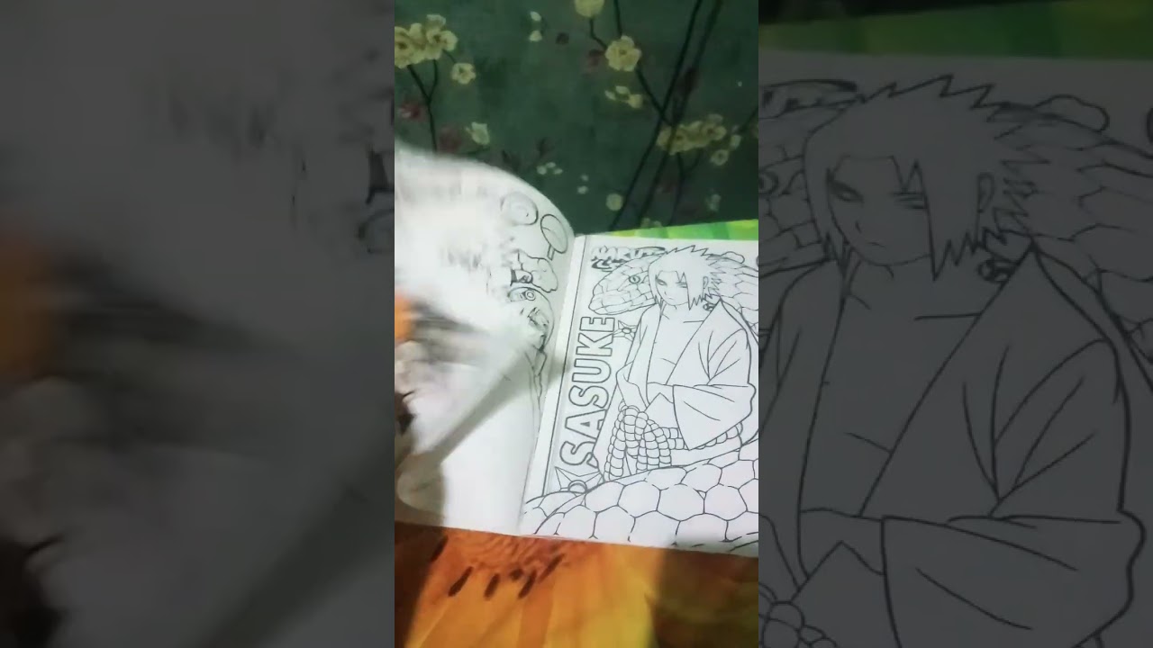 coloring book naruto