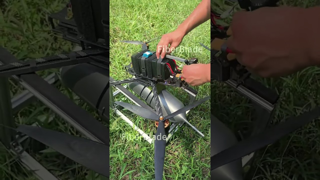Have you seen FiberBlade's gray anti-interference optical fiber?#DroneFiberOptics #FPV