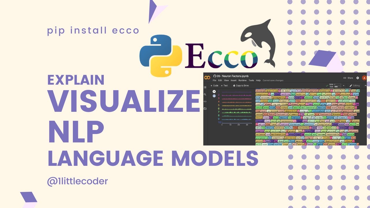 ecco - Visualize & Explain NLP Language Models in Python