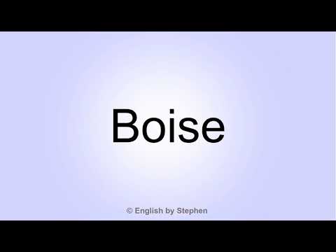 How to pronounce "Boise"