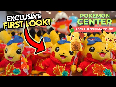 👀FIRST LOOK at the NEWEST Pokémon Center in Japan! (So much Exclusive Merch!)🎊