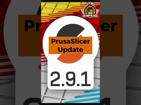 PrusaSlicer Update 2.9.1 in 60 seconds. #3dprinting #prusamk4 #prusacoreone #prusaslicer