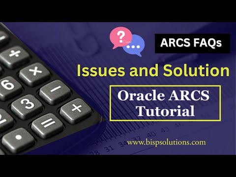 Oracle ARCS Issues and Solution | Oracle Hyperion,Cloud, EPM Experts ...