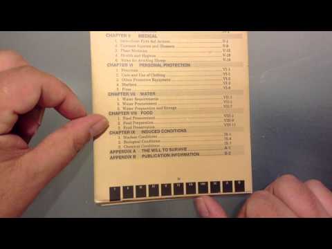 Army Navy USMC USAF Multiservice Survival Field Manual book Review FM 21-76-1