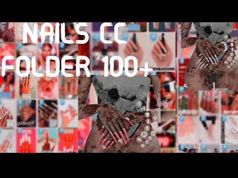 My Sims 4 Nails CC Folder| 100+ CC Nails | CC Folder