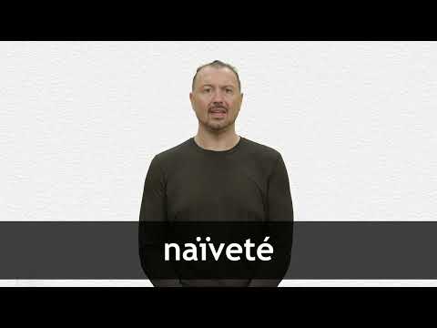 English Translation of “NAÏVETÉ” | Collins French-English Dictionary