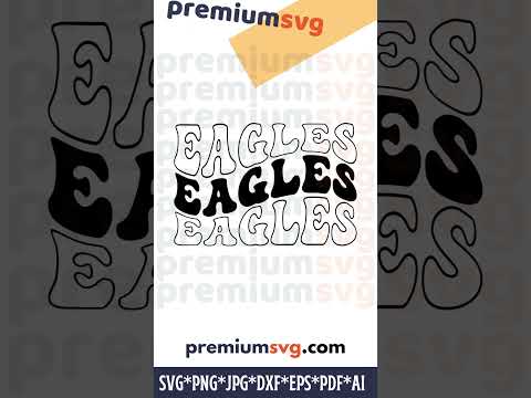 Eagles SVG for Craft Projects, Cricut, Silhouette Cutting Machines #cricut #svgfiles #premiumsvg