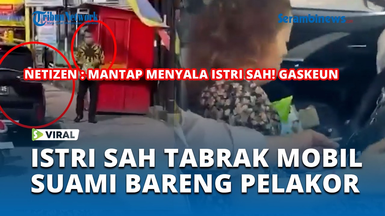 Viral! Legal Wife Attacks Husband, Crashes Car Before Catching Mistress