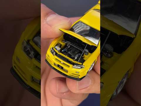 Ultra realistic 1/64 Nissan Skyline R34 - TimeMicro Diecast #diecast #modelcar #car
