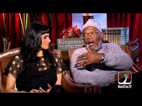 KINGSMAN interview w/ Samuel L. Jackson and Sofia Boutella