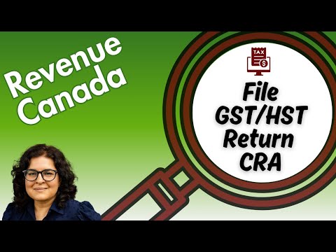 How to File Your GST-HST Using CRA My Business Account