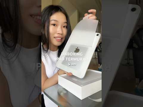 ADA YANG GINI JUGA? DAPET IPAD TERMURAH🥰 #unboxing #ipad #ibox