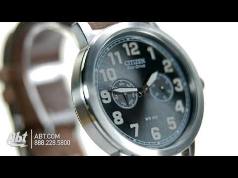 Citizen Eco-Drive Silver Tone Mens Watch AO903005E Overview