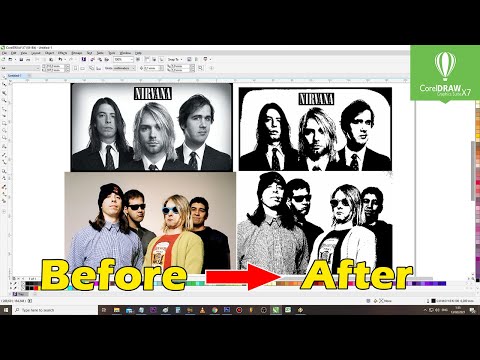 Cara Membuat Gambar Menjadi Hitam Putih (Untuk Afdruk Screen Sablon) di Corel Draw