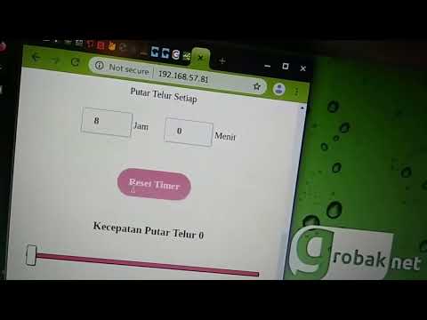 Video proses pembuatan Alat sistem inkubator otomatis untuk penetasan telurMenggunakan esp 8266