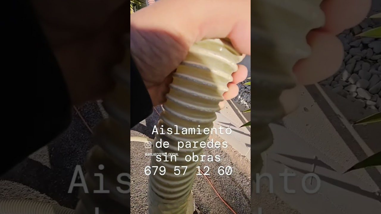 Aislamiento térmico con lana de roca rockwool en paredes con cámara de aire evita que entre el calor