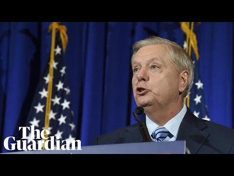 Senator Lindsey Graham backs Trump, echoing baseless claims of election fraud