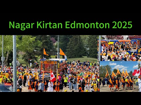 Nagar Kirtan Edmonton 2025 ! Gurudwara Sri Guru Singh Sabha Canada