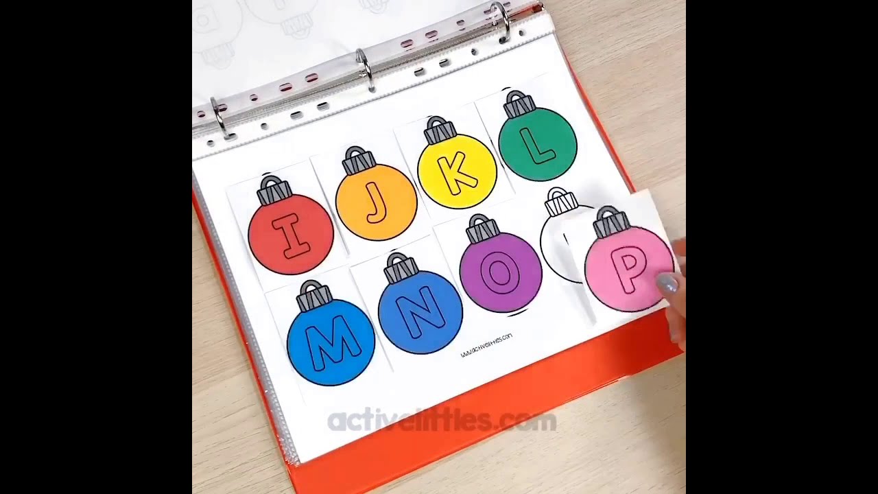 Christmas Busy Book Learning Folder Activity Binder