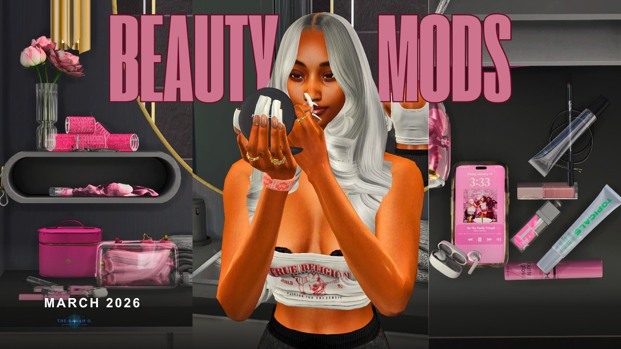 Lip Gloss & Lip Liner in The Sims 4?! 💄 | How To Use kikovanity hair affair Mod | Realistic Gameplay